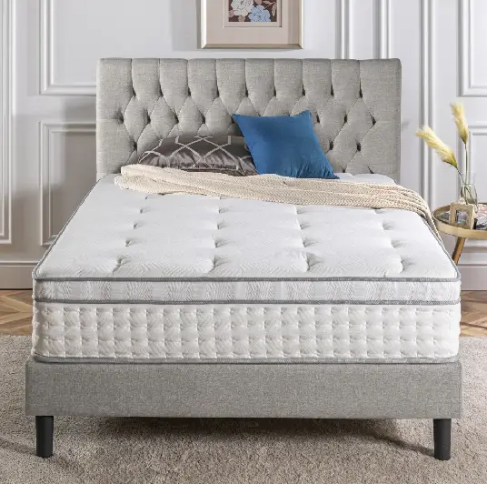 Best Bonnell Spring Pocket Euro Top Mattress for Hotel Manufacturer India